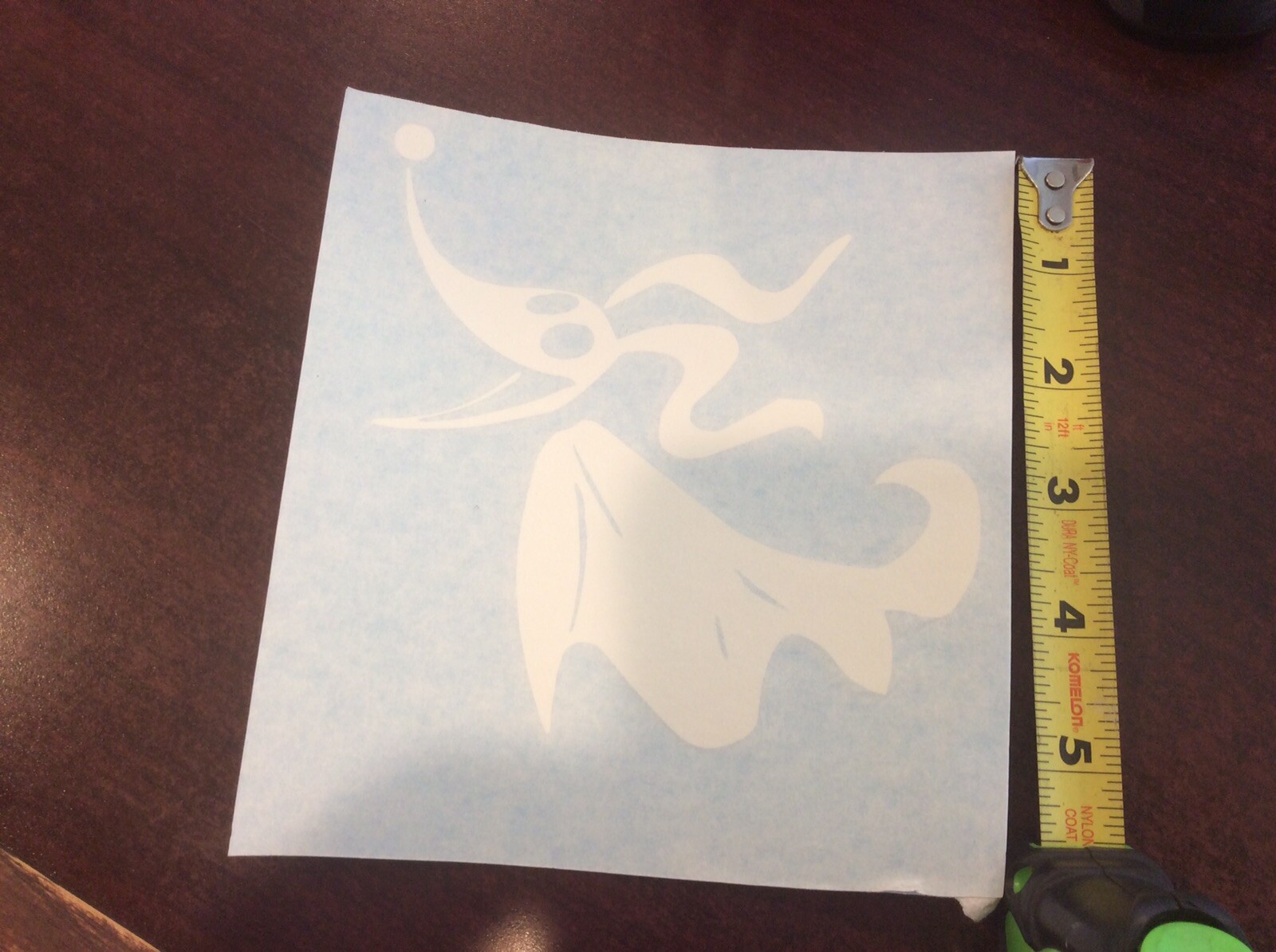 ZERO Nightmare Before Christmas Decal, ZERO Car Window Vinyl Decal ...