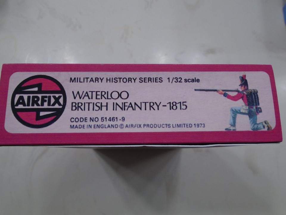 Airfix Waterloo British Infantry - 1815 - 29 soldiers mint in box. | eBay