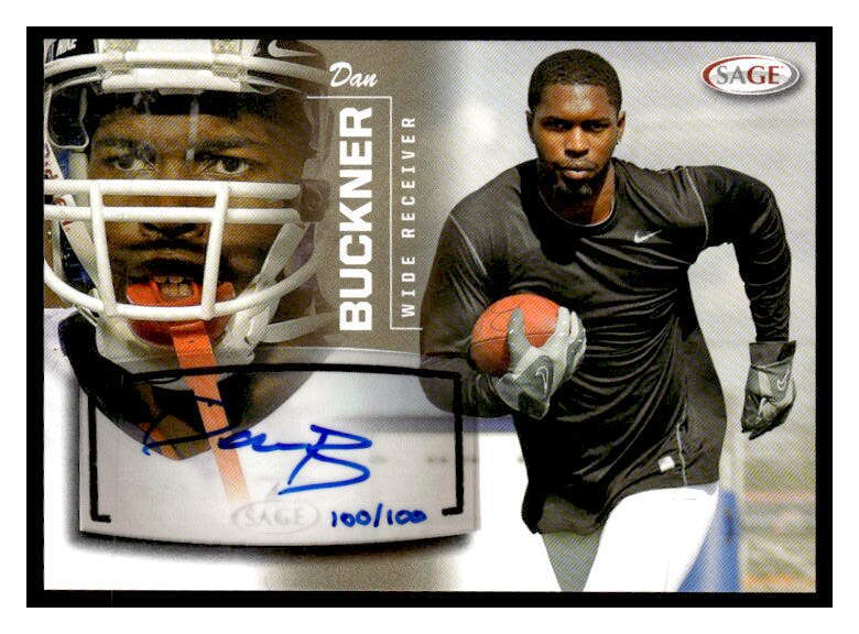 Dan Buckner 2013 SAGE 8 AU, SN100 Autographs Gold Auto | eBay