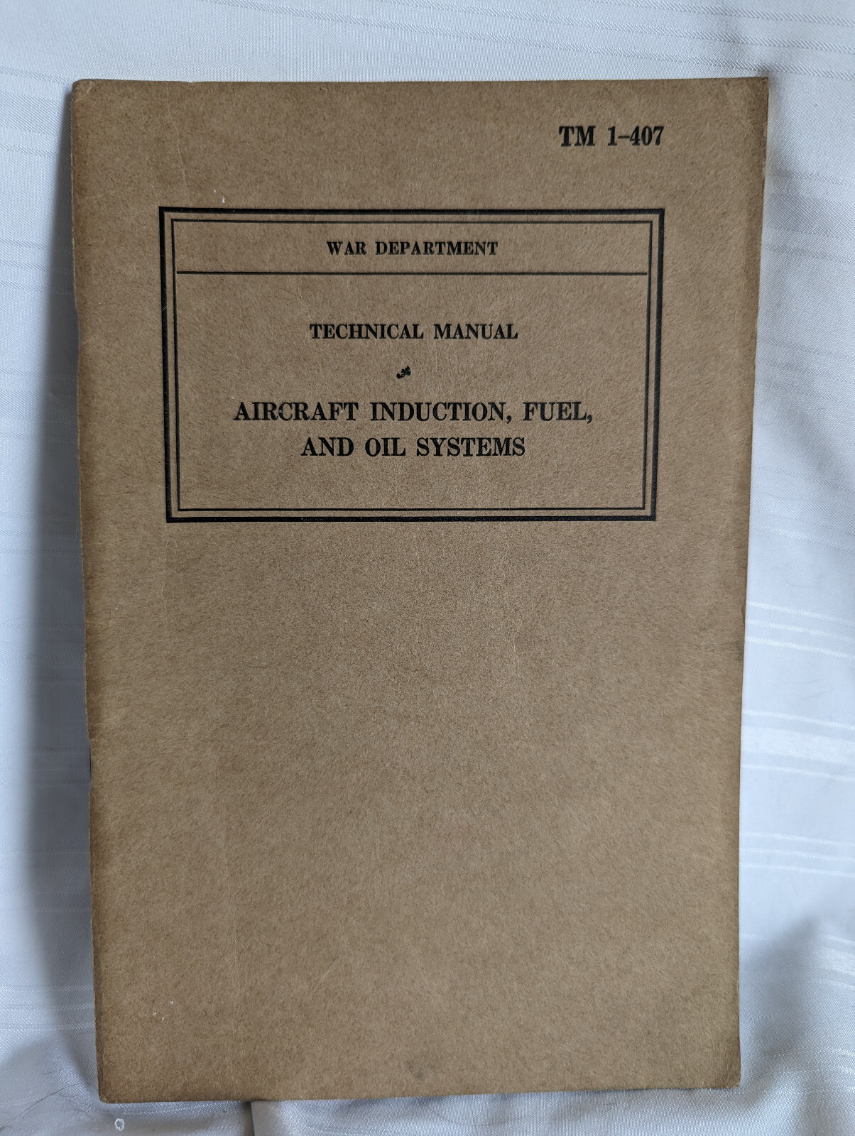 WWII War Department Aircraft Induction Fuel Oil Systems Sept 23, 1940 ...