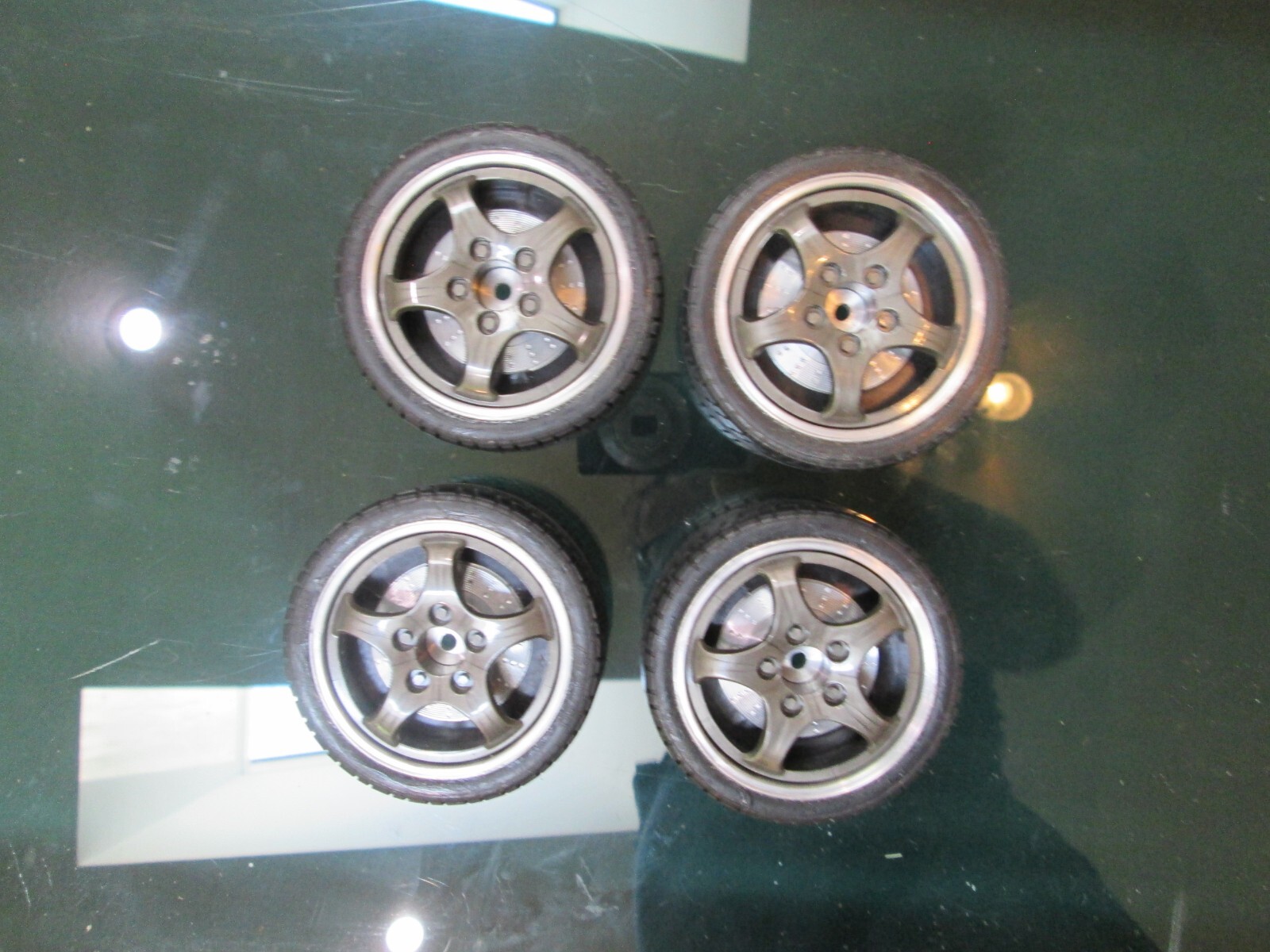hpi super nitro kyosho super ten wheels and tire set | eBay
