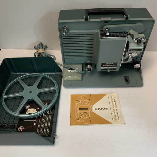 Vintage Argus Showmaster 500A 8mm Film Auto Load Movie Projector Parts ...
