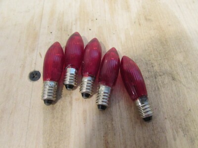 Vintage Christmas C6 Replacement Light Bulbs Red | eBay