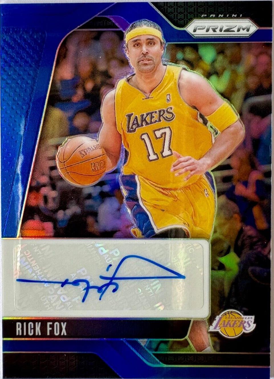 2024-25 Panini Prizm - Signatures Rick Fox #SIG-RFL Blue Prizm /49 (AU ...