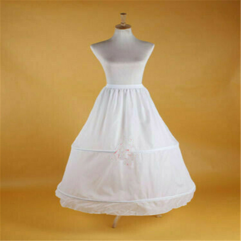 Bridal Wedding Petticoat Underskirt Crinoline Prom Fancy Dress Hoop ...