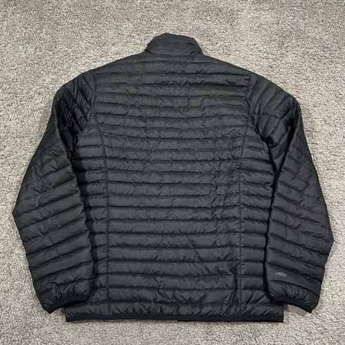 Eddie Bauer Men’s Small EB650 Down Jacket Black 650 Fill Puffer Full ...