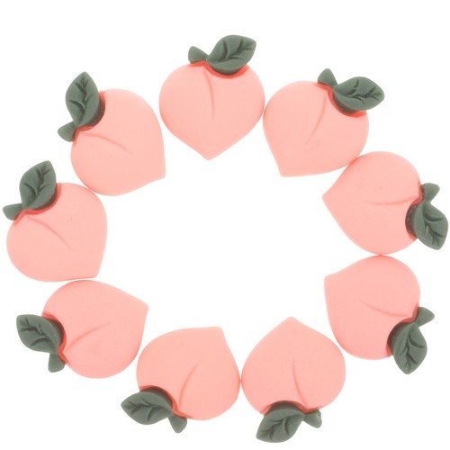 3 Pack Mobile Phone Ornament Diy Craft Peach Large Charm Mini Charms ...