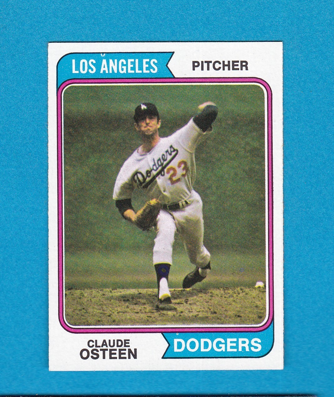 1974 TOPPS BASEBALL SET BREAK 42 CLAUDE OSTEEN DODGERS NM/MT | eBay