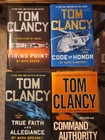 Tom Clancy Hardcover Book Lot of 4 Jack Ryan Series spy thriller novels ...