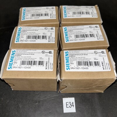 (6) Siemens 3RA1921-1DA00 NIB Fast Shipping +Warranty | eBay