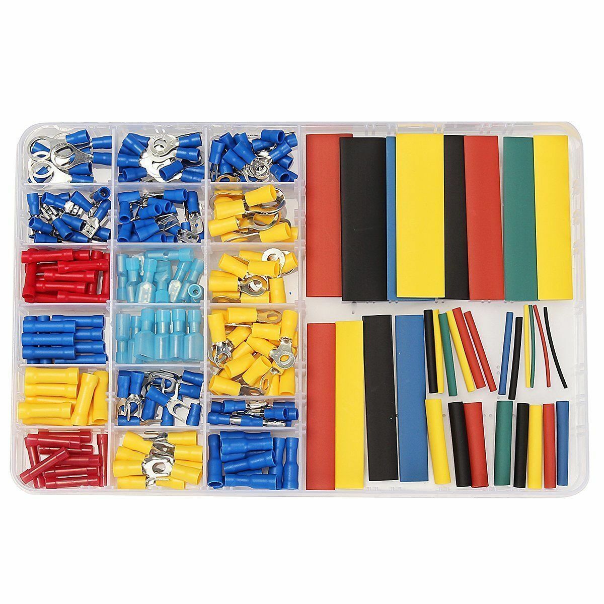 558pcs Cable Lugs Assortment Box Car Connector Flat Plug Set | eBay