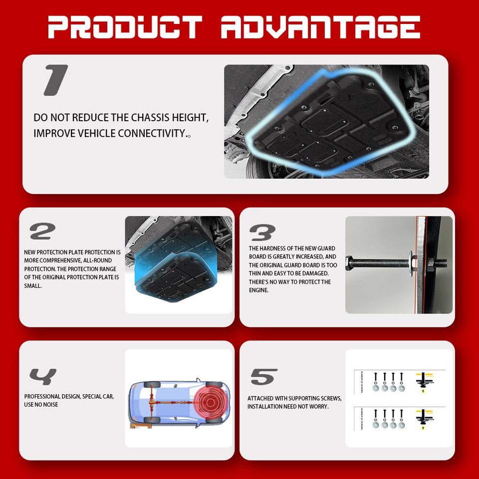 Engine Splash Guard For Ford EXPLORER 2020-2024 Under Engine Shield ...