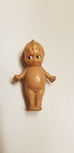 VINTAGE MINIATURE CELLULOID KEWPIE 2" DOLL BLUE WINGS DESIGN PATENT ...