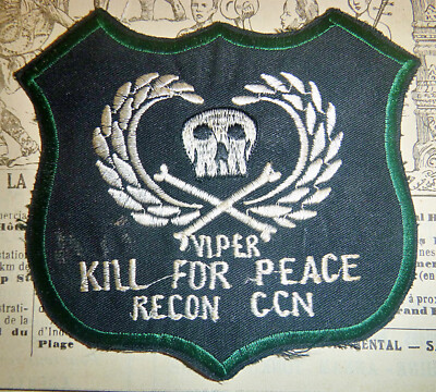 Rare Patch - KILL for PEACE - MACV-SOG - RECON TEAM VIPER - Vietnam War ...