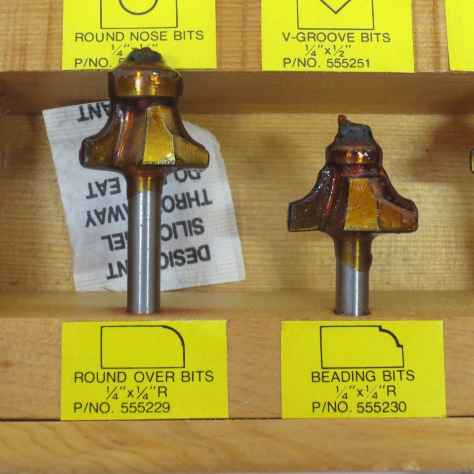 Shopsmith Carbide Router Bit Decorator Set 6-Piece | eBay
