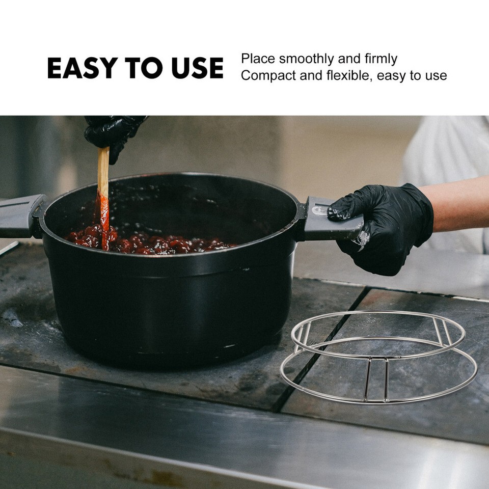 Pot Holder Kitchen Wok Stand Stove Cooking Rack Gas Burner Grates Stand ...