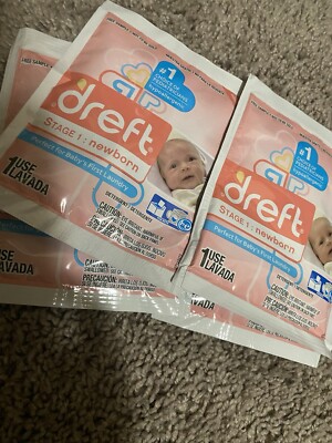New 4 Travel Sample Size Dreft Stage 1 Newborn Pink | eBay