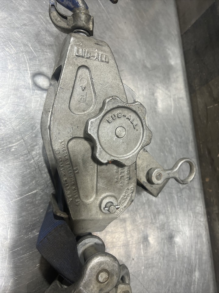 Lug-All Hoist Lincoln Precision Model 4 2000 Lb Single Rig 4000lb ...