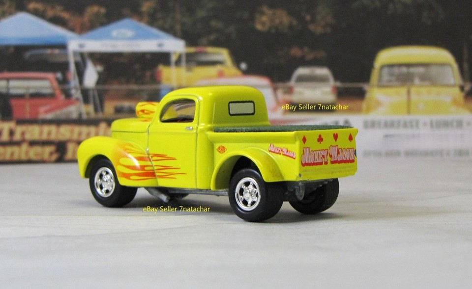 Willys Truck Gasser Drag Racing 1940 - 1942 Hot Mag Wheels 1/64 Scale E ...