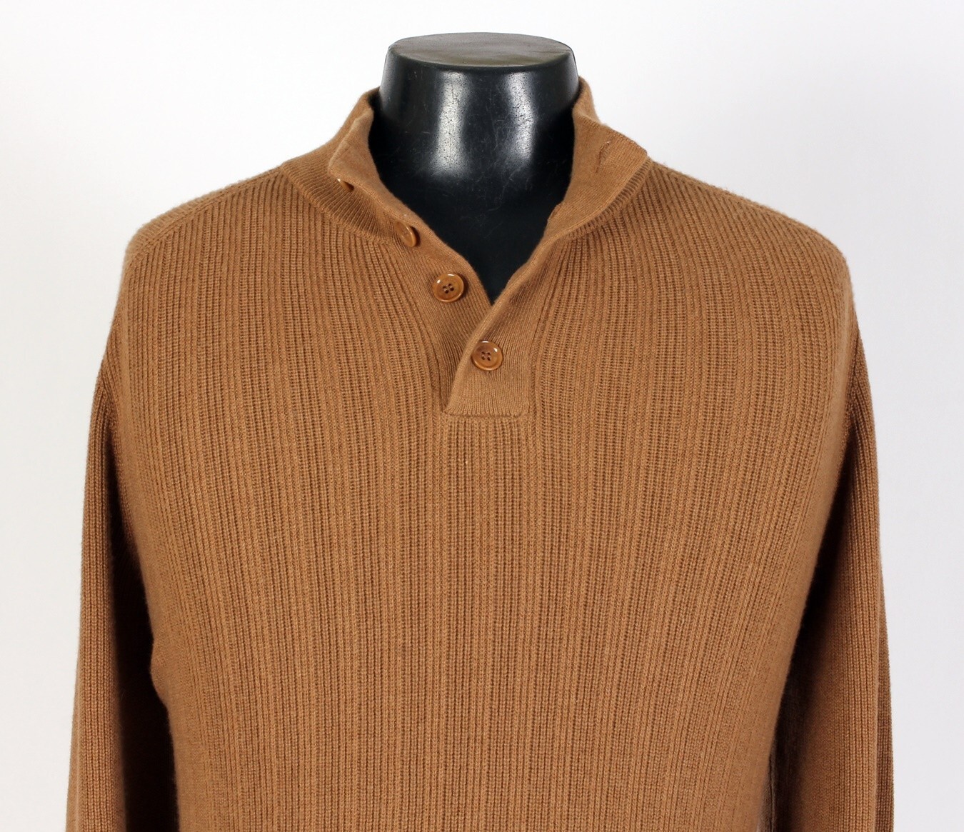 Loro Piana Vicuna Rib Knit Sweater - 56 2XL - New w/ Tags - $8000 ...