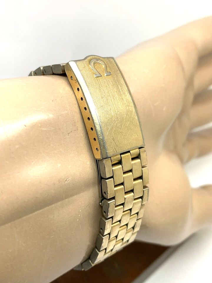 Omega Seamaster Men's Watch 1345 Vintage Swiss Quartz Day Date Gold ...