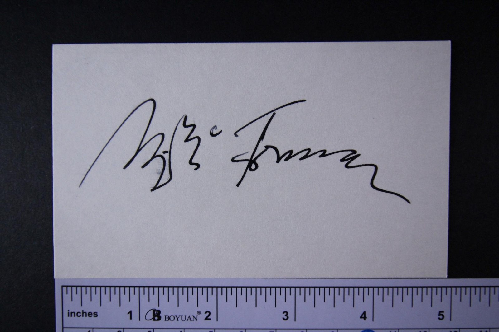 Director MILOS FORMAN (1932-2018) (AMADEUS~TAKING OFF) AUTOGRAPH INDEX ...
