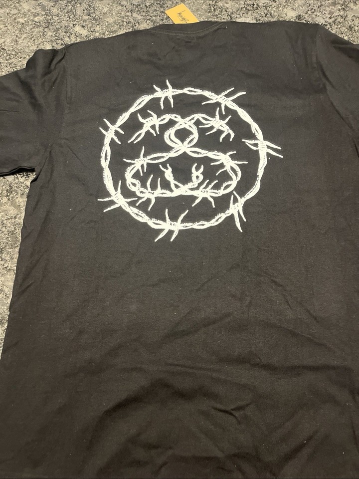 Stussy Basic Logo Black Tee Mens Size XL NEW | eBay