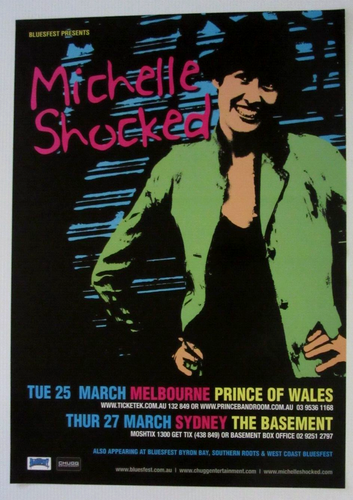 MICHELLE SHOCKED ORIGINAL TOUR POSTER | eBay