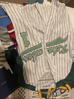 G-Baby Jarius Evans #1 Kekambas Hardball Men's Movie Baseball Jersey ...