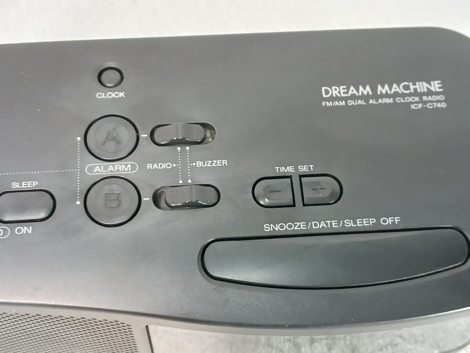 Sony Dream Machine FM/AM Dual Alarm Clock Radio ICF-C740 | eBay