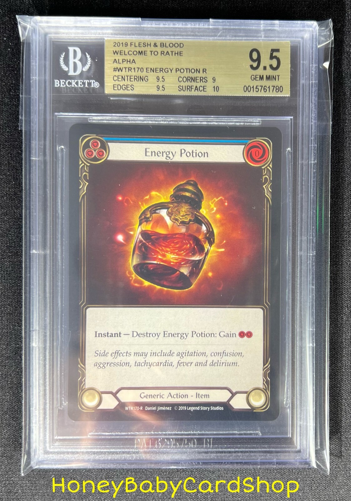 Flesh and Blood Welcome to Rathe 2019 Energy Potion BGS 9.5 GEM MINT ...