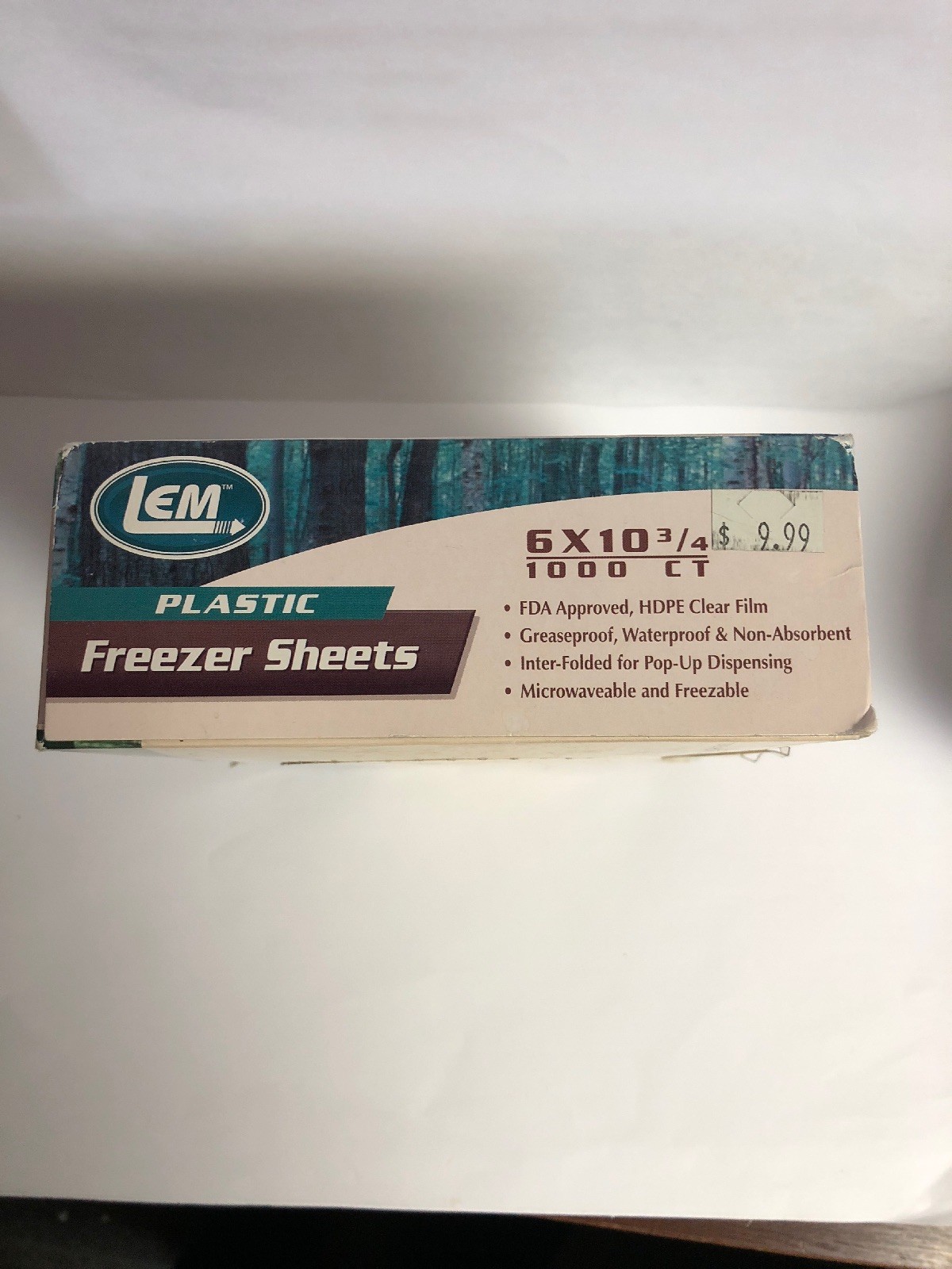 LEM Freezer Sheets- 6"X10-3/4" 1000 CT-Microwaveable/Freezable-FDA ...