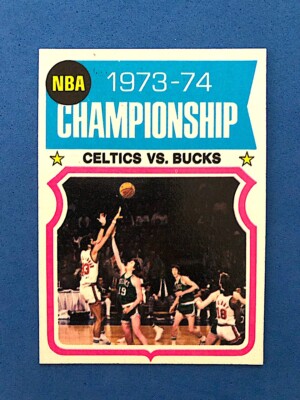 1974-75 TOPPS #164 NBA CHAMPIONSHIP NRMT-MT ! SET BREAK NICE! **SMS ...