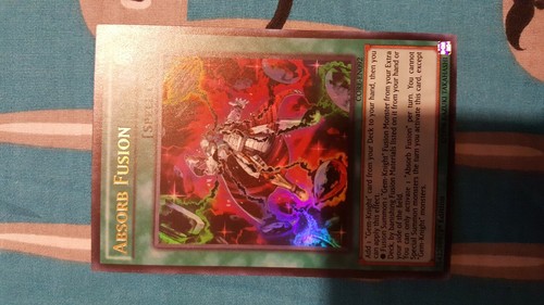 Yugioh Spell Card Absorb Fusion CORE-EN092 unlimited Edition Ultra Rare ...