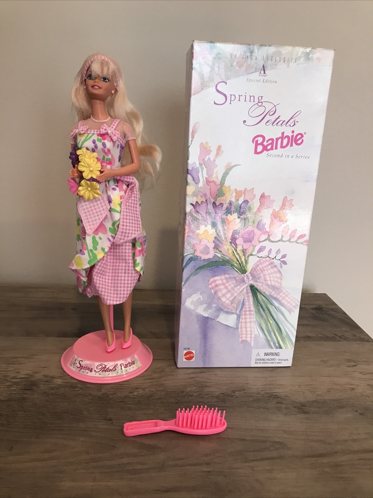 1996 Mattel Avon Special Edition Spring Petals Barbie Second In A ...