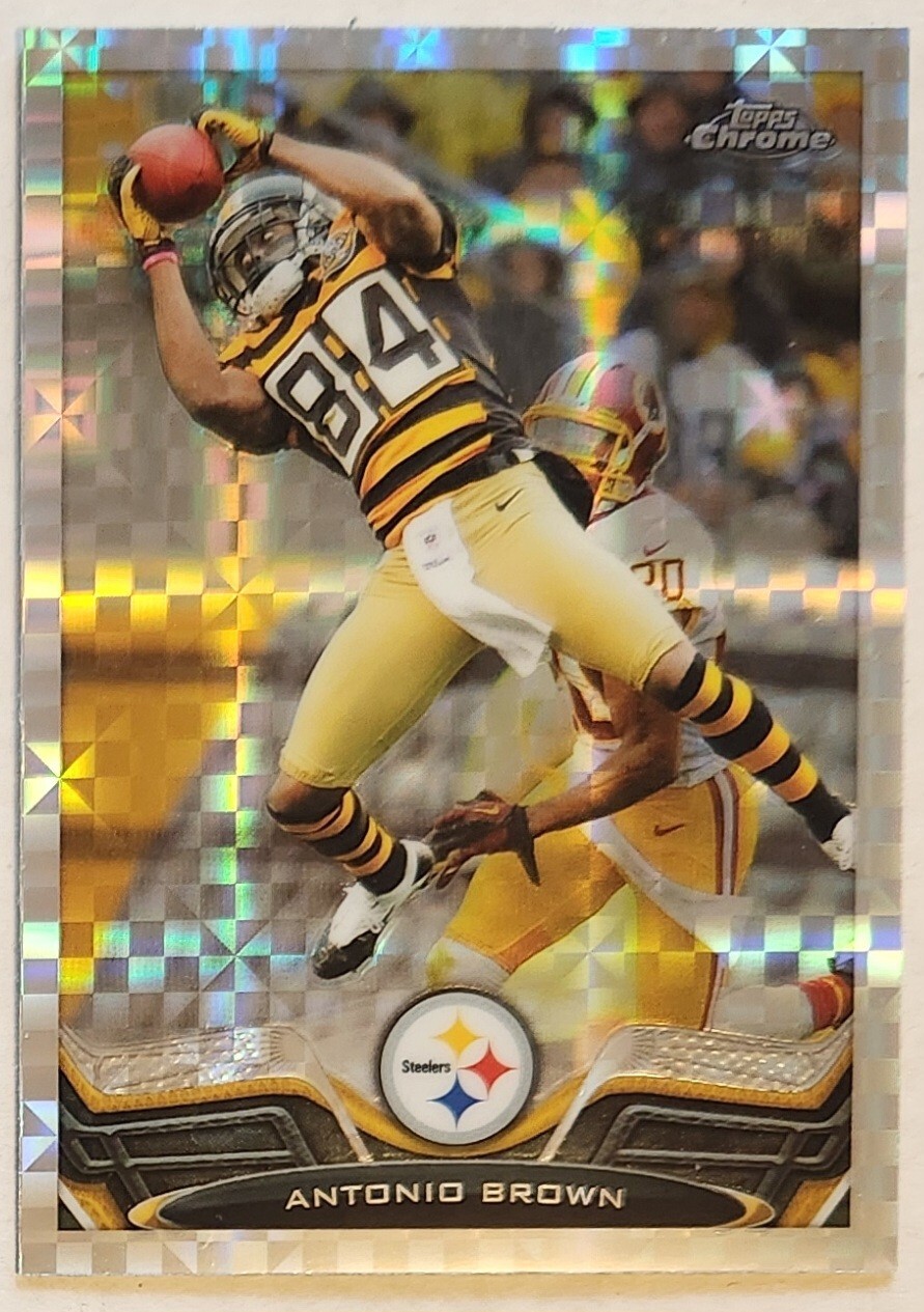 2013 Topps Chrome - Retail X-Fractor #122 Antonio Brown for sale online ...