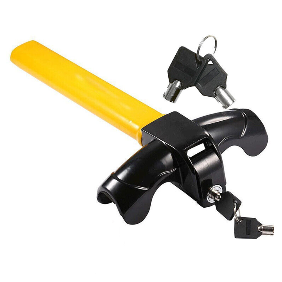 Heavy Duty Steering Wheel Lock Anti Theft Rotary Security Safe Van Car ...