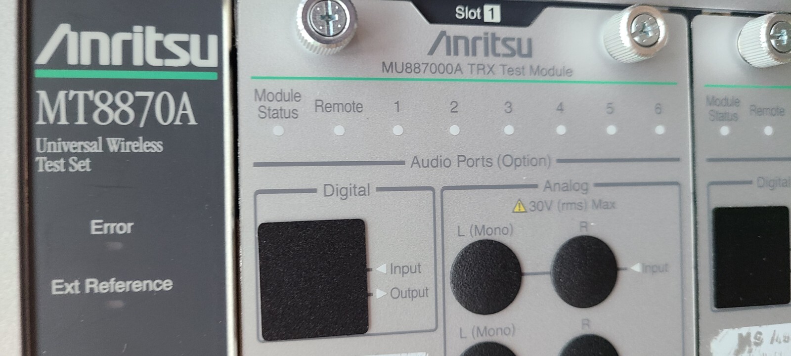 Anritsu MT8870A 6 Ghz Universal Wireless Test Set & MU887000A TRX ...