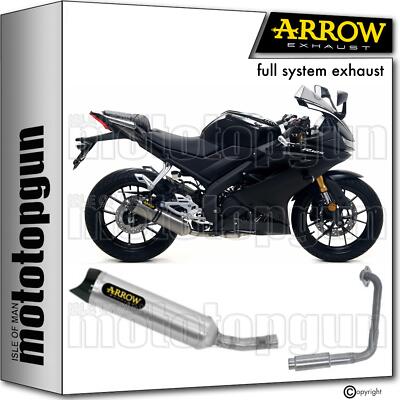 Full system exhaust rc aluminium c thunder arrow yamaha yzf r125 r-125 ...