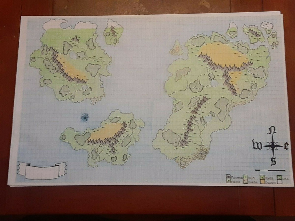 Hand Drawn Fantasy World Maps Hand Drawn | Fantasy Cartographer