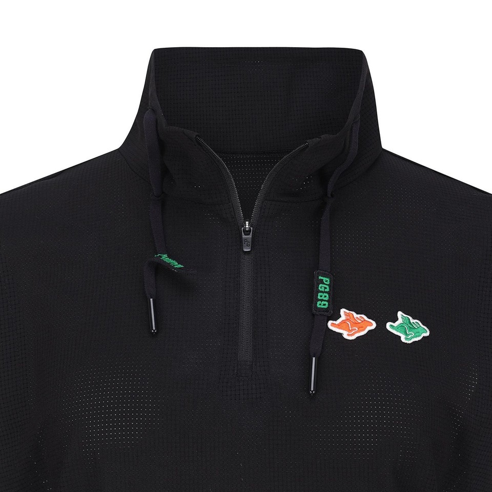 Genuine PEARLY GATES GOLF [Cool] Womens Smile Half Zip-Up Sleeveless ...