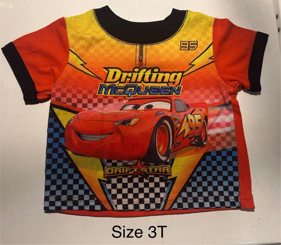 3T Disney Cars Lightning McQueen T-Shirt | eBay