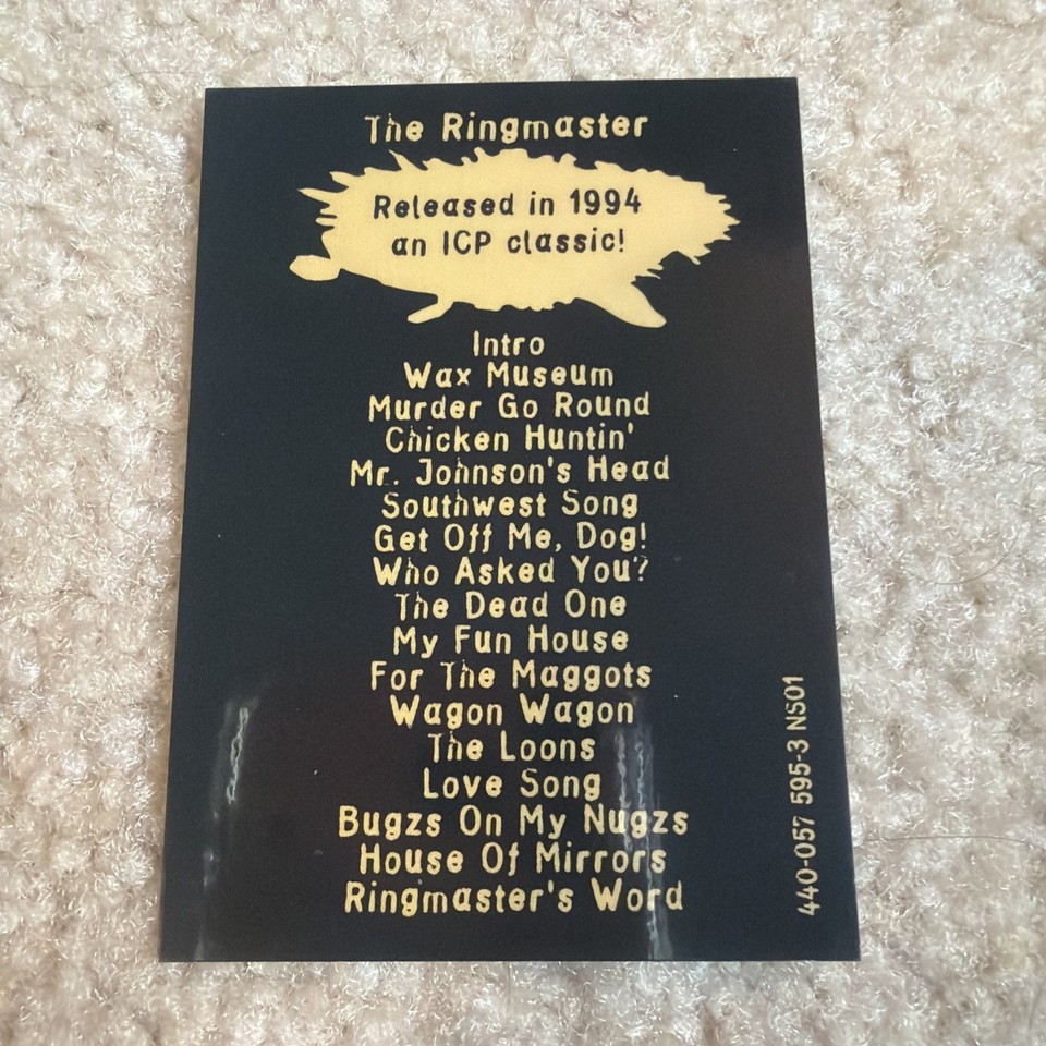 The Ringmaster Trading Card Shockumentary VHS Promo Exclusive ICP ...
