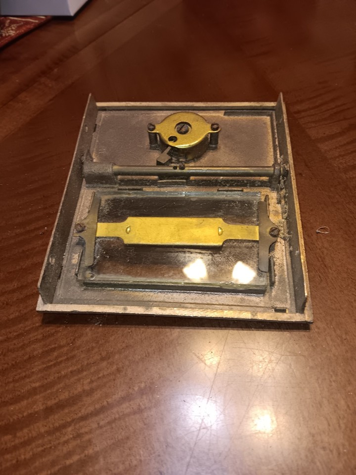 Vintage Antique US Post Office Brass PO Box Door # 7 *Display ONLY | eBay