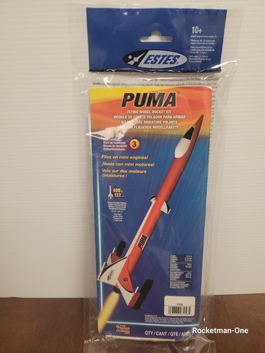 Estes Puma Model Rocket – OOP, Sleek High-Performance Kit - 13mm ...