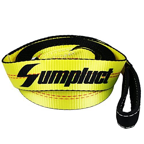 Tow Rope Strap 20 Feet' x 2" Inch, 20,000 Pound Heavy Duty Towing ...
