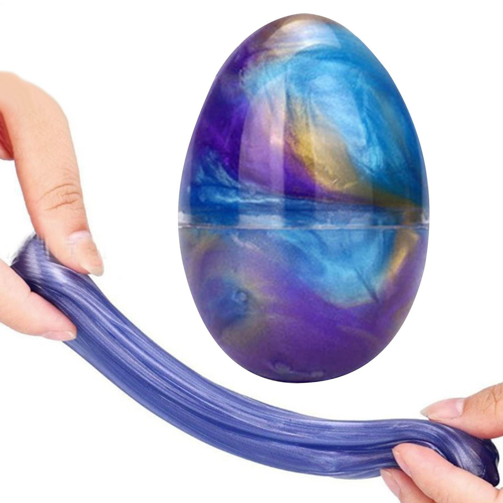 1pcs DIY Slime Ball Easter Colorful Soft Egg Slime Putty Clay Easter ...