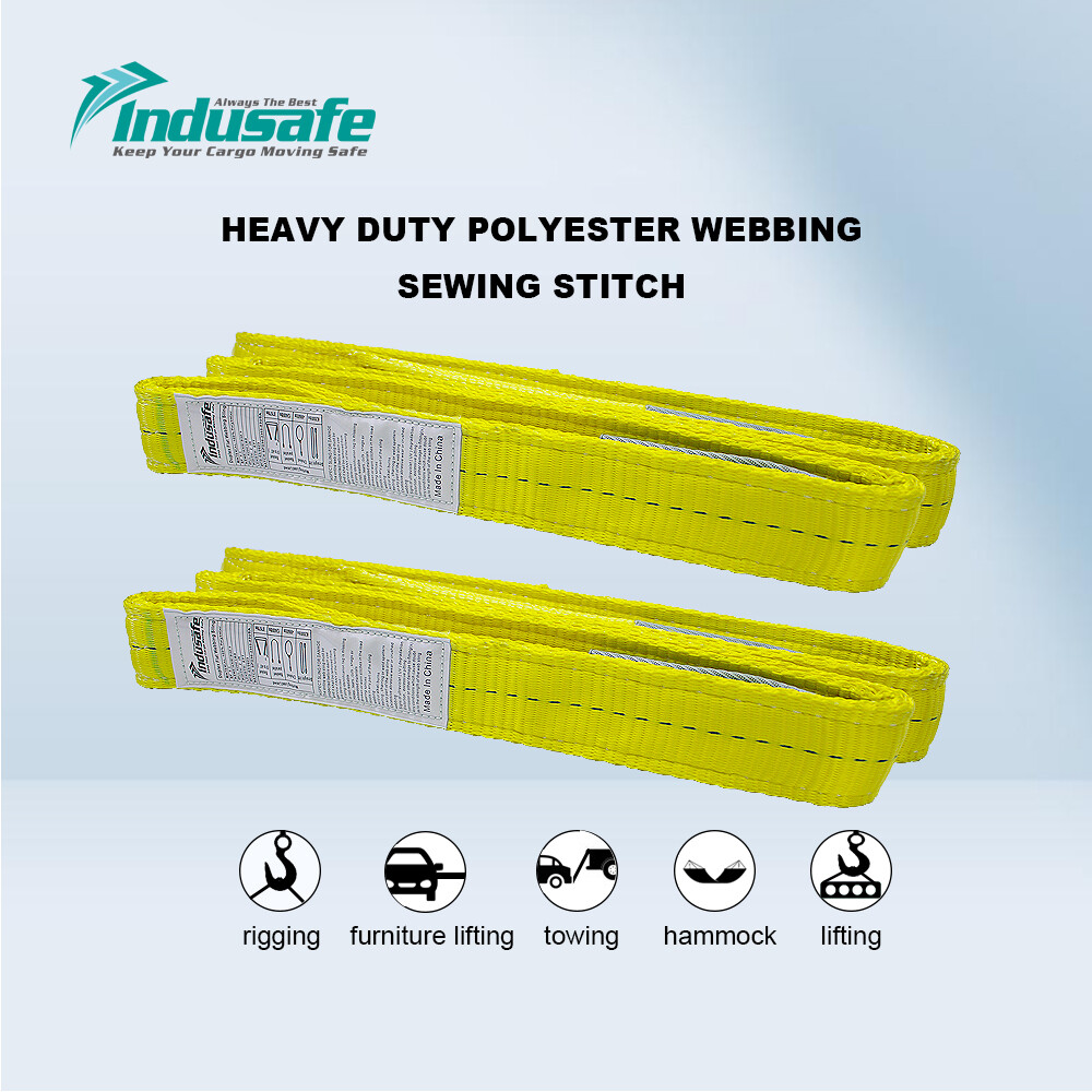 Indusafe Rigging Moving Lifting Straps Industrial Web Sling 3100LBS 3/6/9 FT 5:1 | eBay