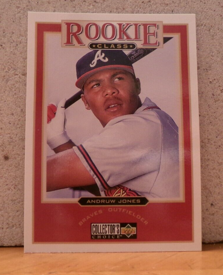 UPPER DECK 1997 BASEBALL CARD ROOKIE CLASS ATLANTA BRAVES ANDRUW JONES ...
