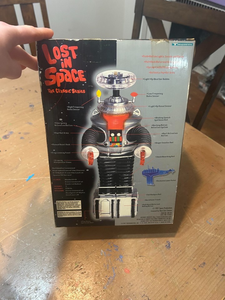VINTAGE LOST IN SPACE THE CLASSIC TV SERIES B-9 ROBOT Trendmasters 1997 MIB | eBay